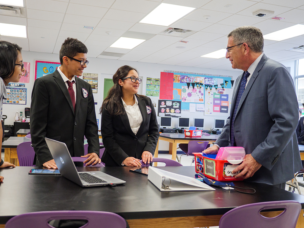 Dr. Klotman to middle school students: You’re part of the Baylor family ...