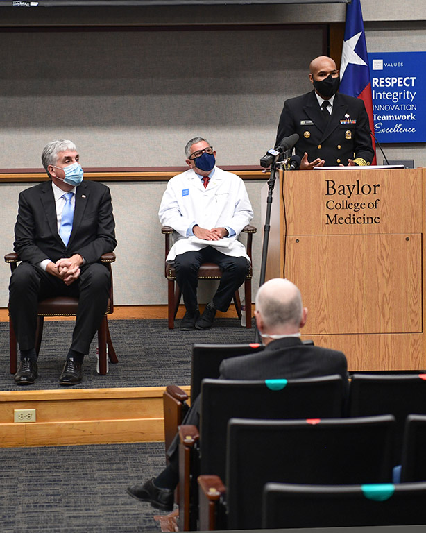U.S. Surgeon General at BCM visit: Follow three Ws this season | BCM Family