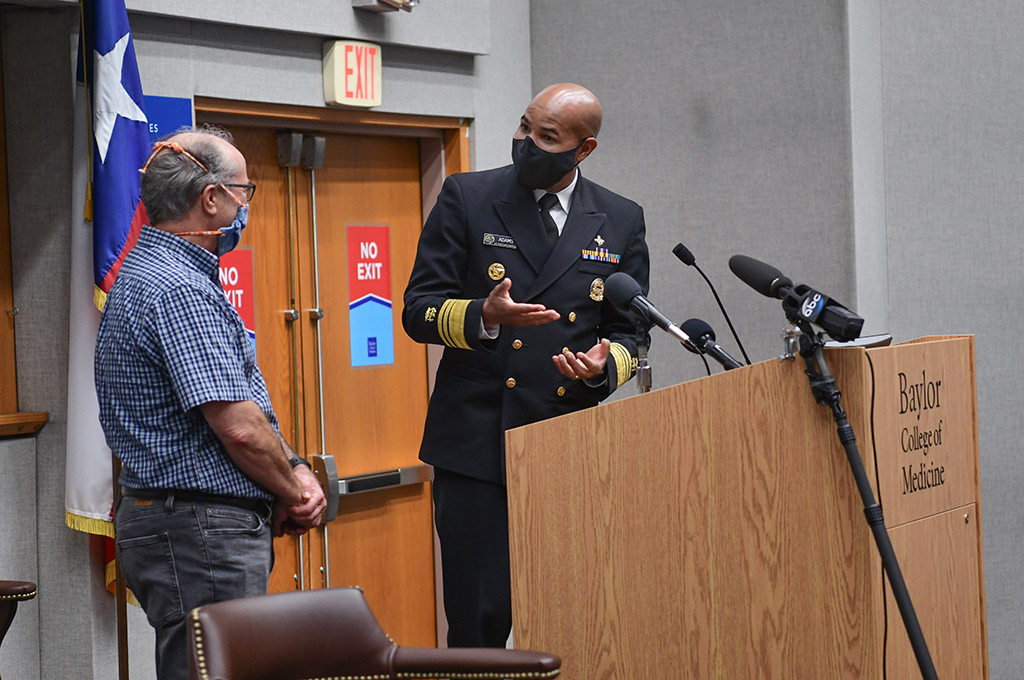 U.S. Surgeon General at BCM visit: Follow three Ws this season | BCM Family