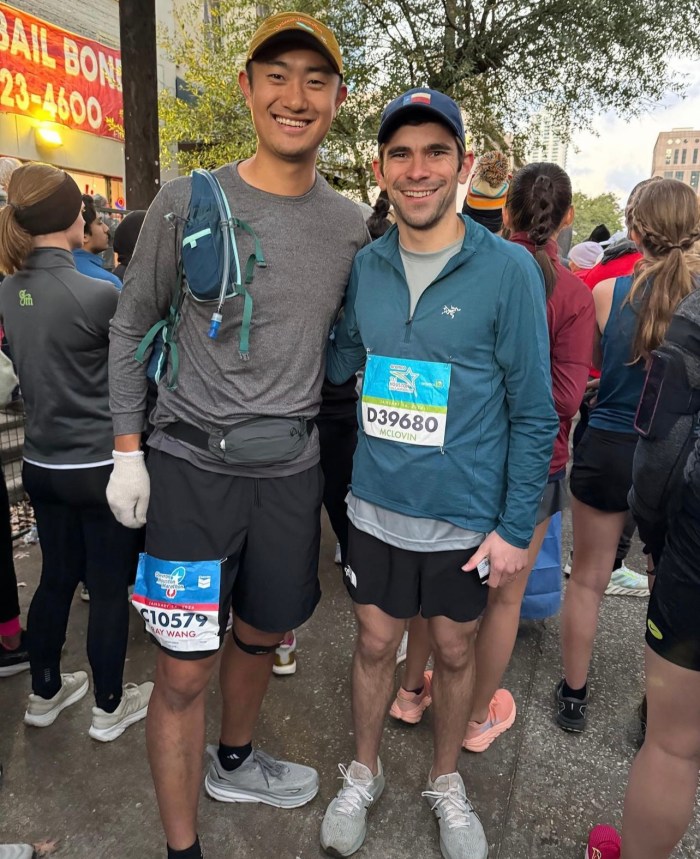 Before freeze set in, these Baylor College of Medicine runners set off ...